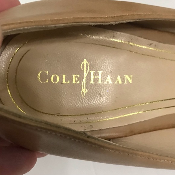 Cole Haan | Shoes | Cole Haan Leather Almond Toe Nike Air Platform ...